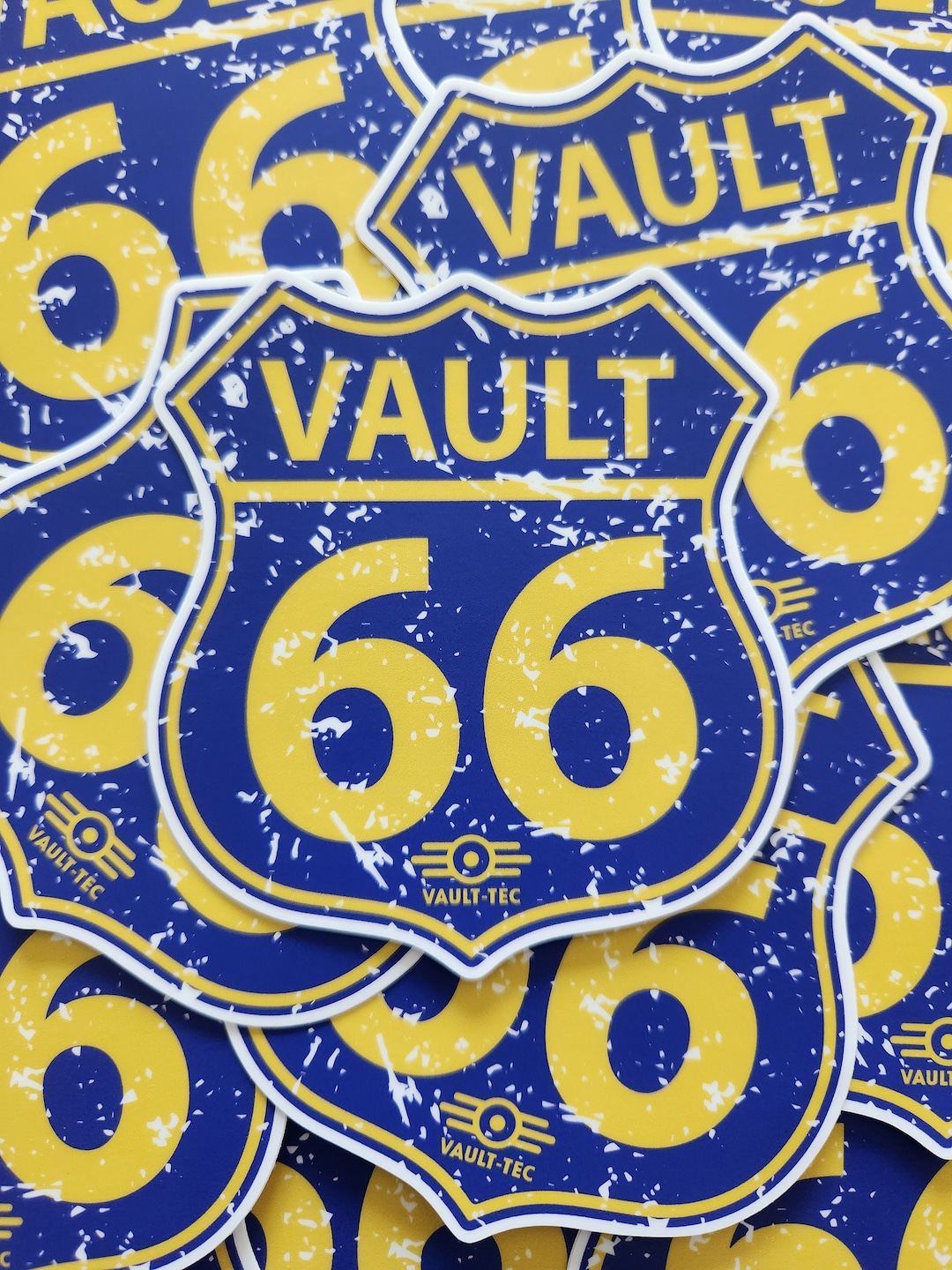 Fallout 4 Inch Distressed Vault 66 Vinyl Sticker - Etsy