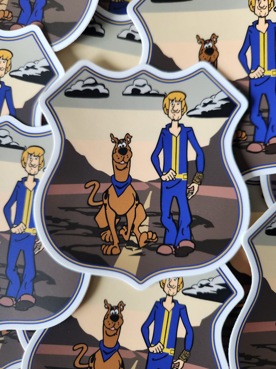 Fallout Scooby-doo Mashup, 4 Inch Vinyl Sticker - Etsy