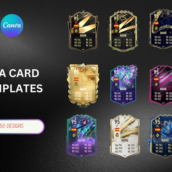 Fifa Canva Template - Etsy