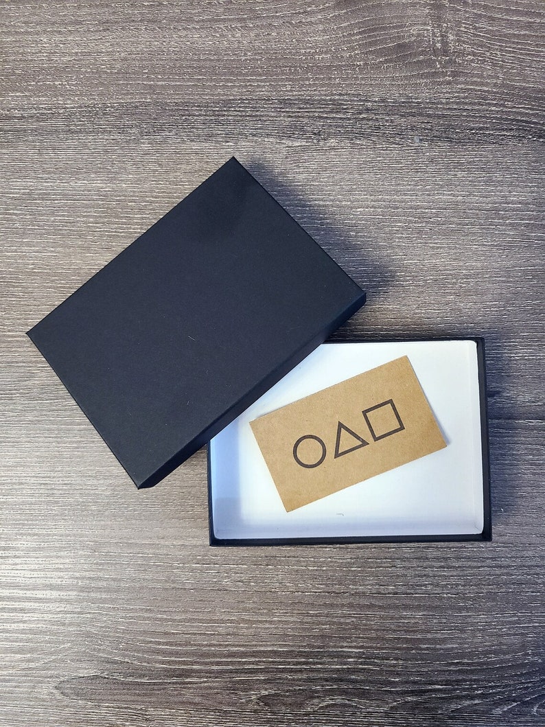 Squid Coffin Box Parody Game Invitation Business Card Gift Box Pink ...