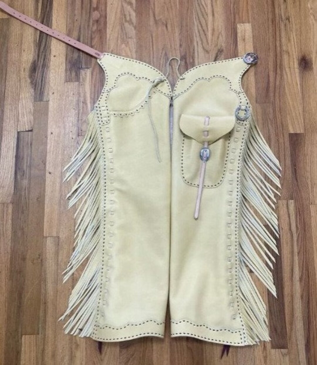Men's Hand Crafted Native American Cowboy Style Leather Pant Rodeo ...