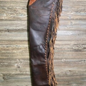 Men's Hand Crafted Tooled Yoke Native American Cowboy Style Leather ...