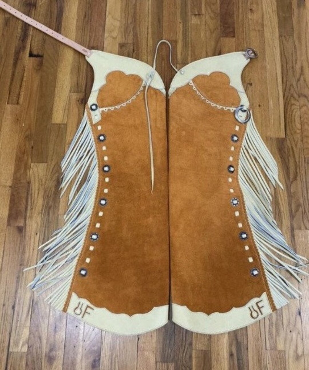 Women's Hand Crafted Native American Cowgirl Style Suede Leather Pant ...