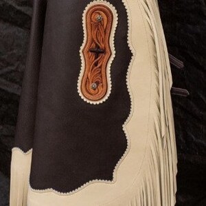 Men's Hand Crafted Tooled Yoke Native American Cowboy Style Leather ...