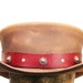 Brown Leather Red Conchos Band Top Hat Handcrafted Top Hat - Etsy