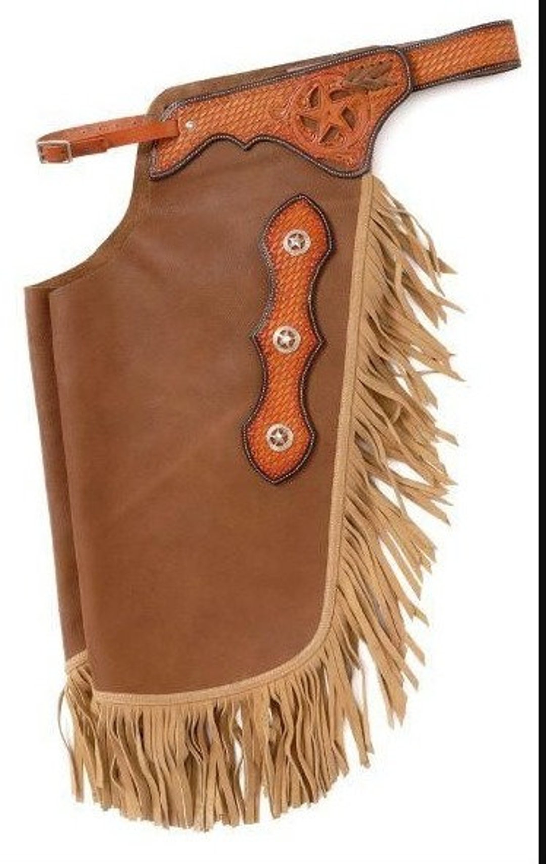 Men's Hand Crafted Tooled Yoke Native American Cowboy Leather Pant ...