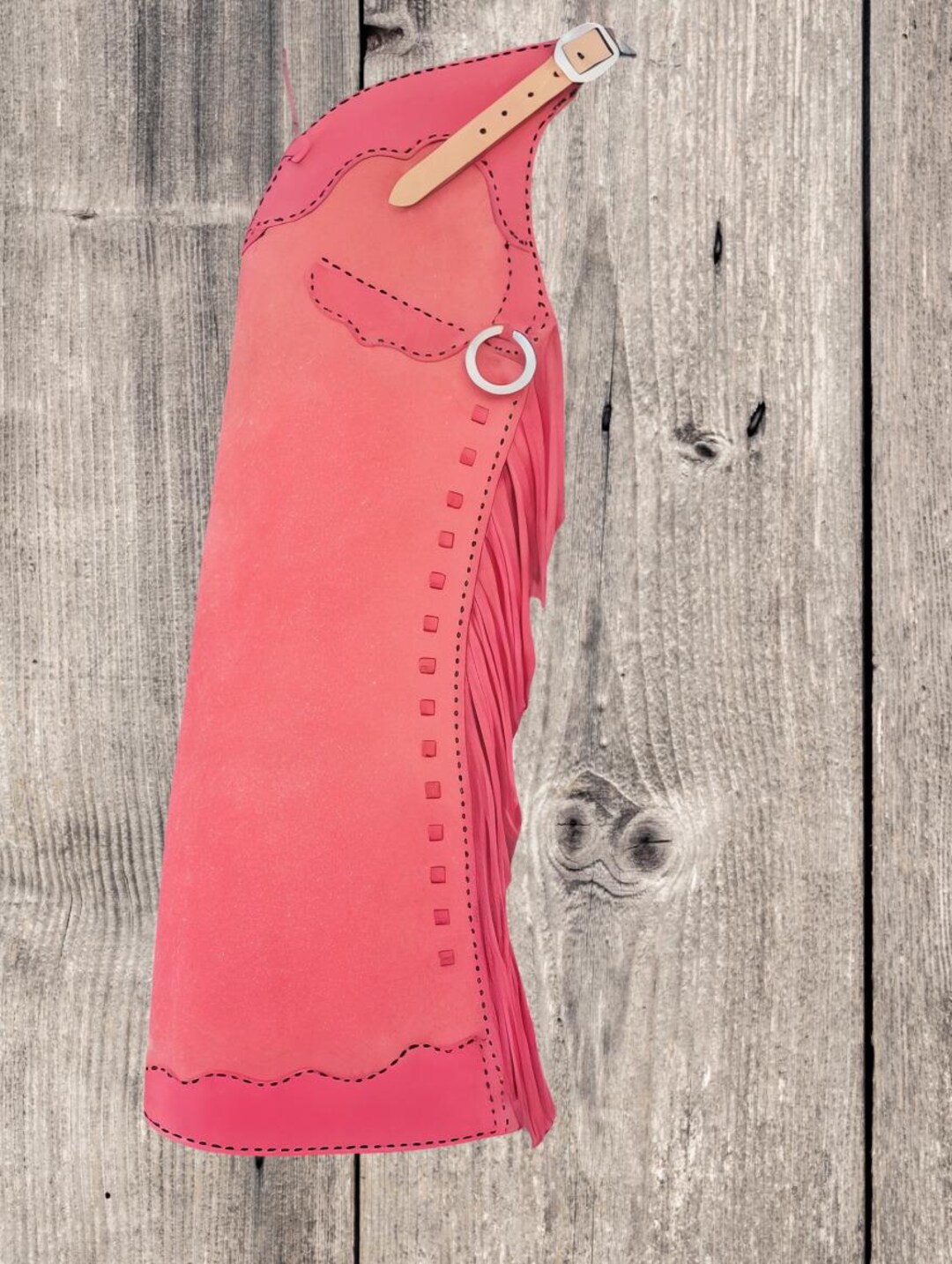 Women's Chap Hand Crafted Native American Cowgirl Style Suede Leather ...