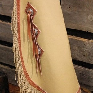 Men's Hand Crafted Native American Cowboy Style Leather Pant Rodeo ...