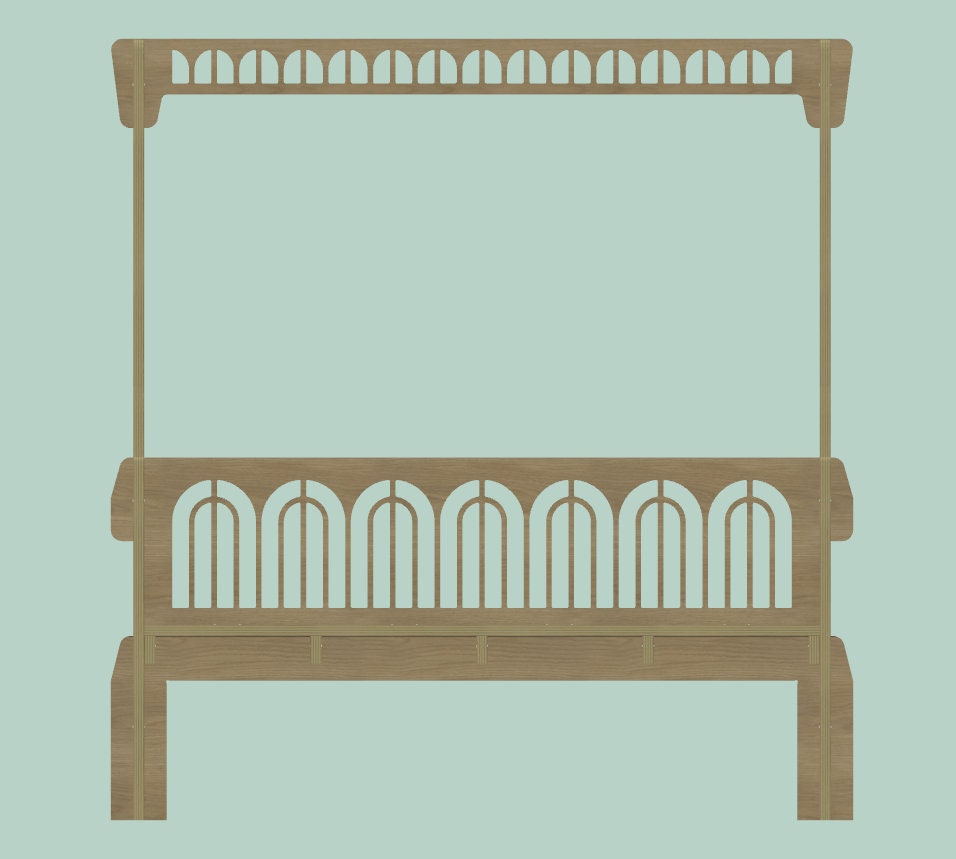 Baby Bed , Bed for Children, CNC Cut Files, Baby Crib, CNC Files, CNC ...