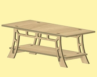 Kitchen Table, Circle Table, Disassembled Table, Disassembled Furniture ...