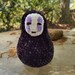 Crocheted No-face Amigrumi spirited Away - Etsy