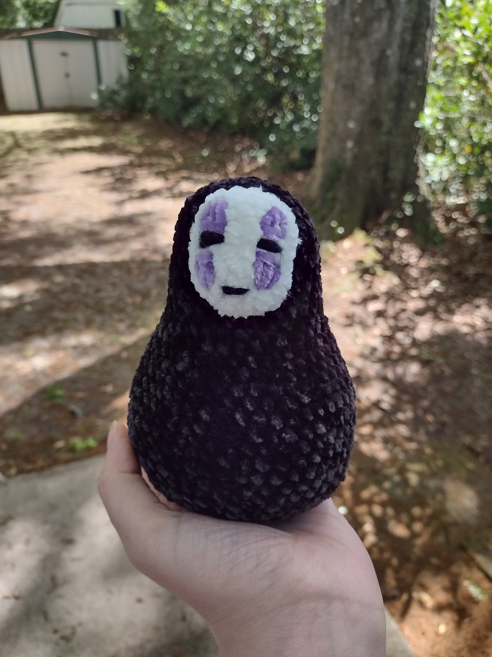 Crocheted No-face Amigrumi (spirited Away) - Etsy