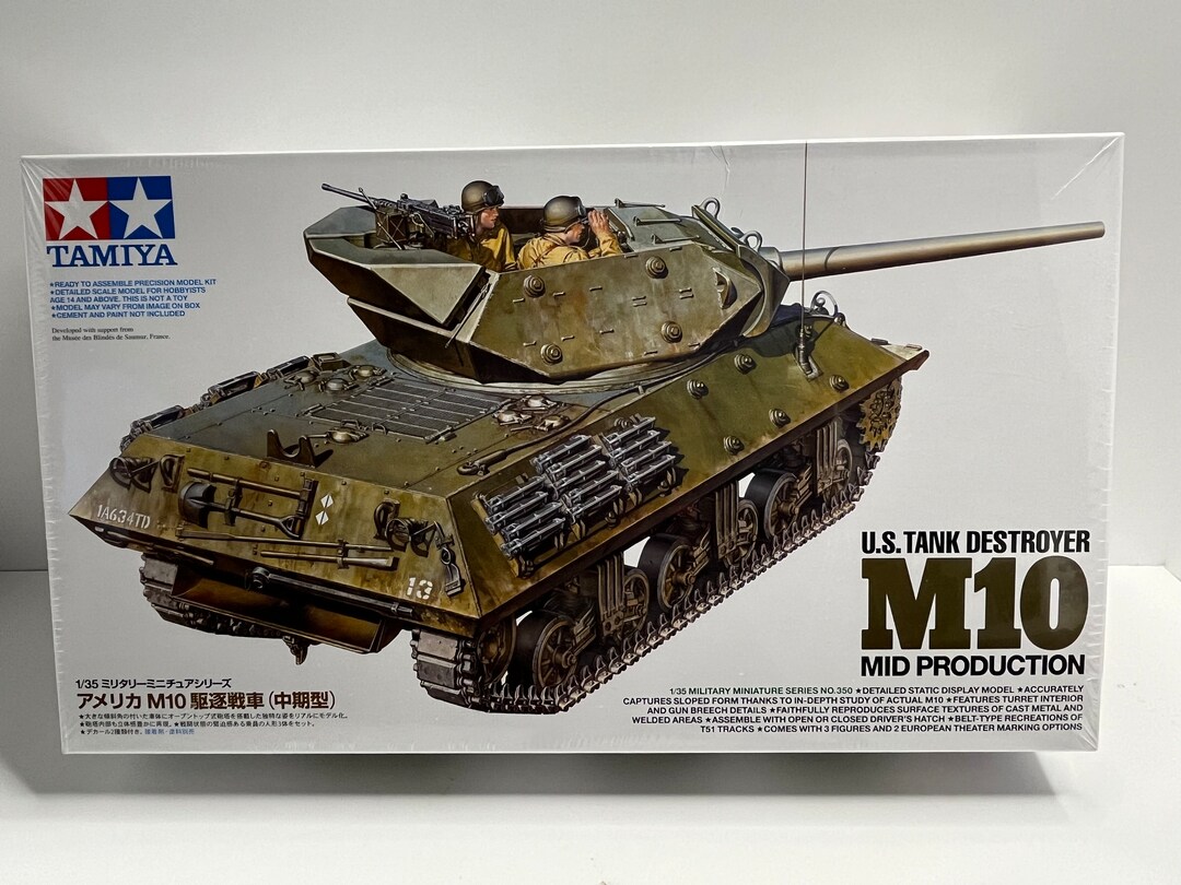 Tamiya 1/35 M10 US Tank Destroyer - Etsy