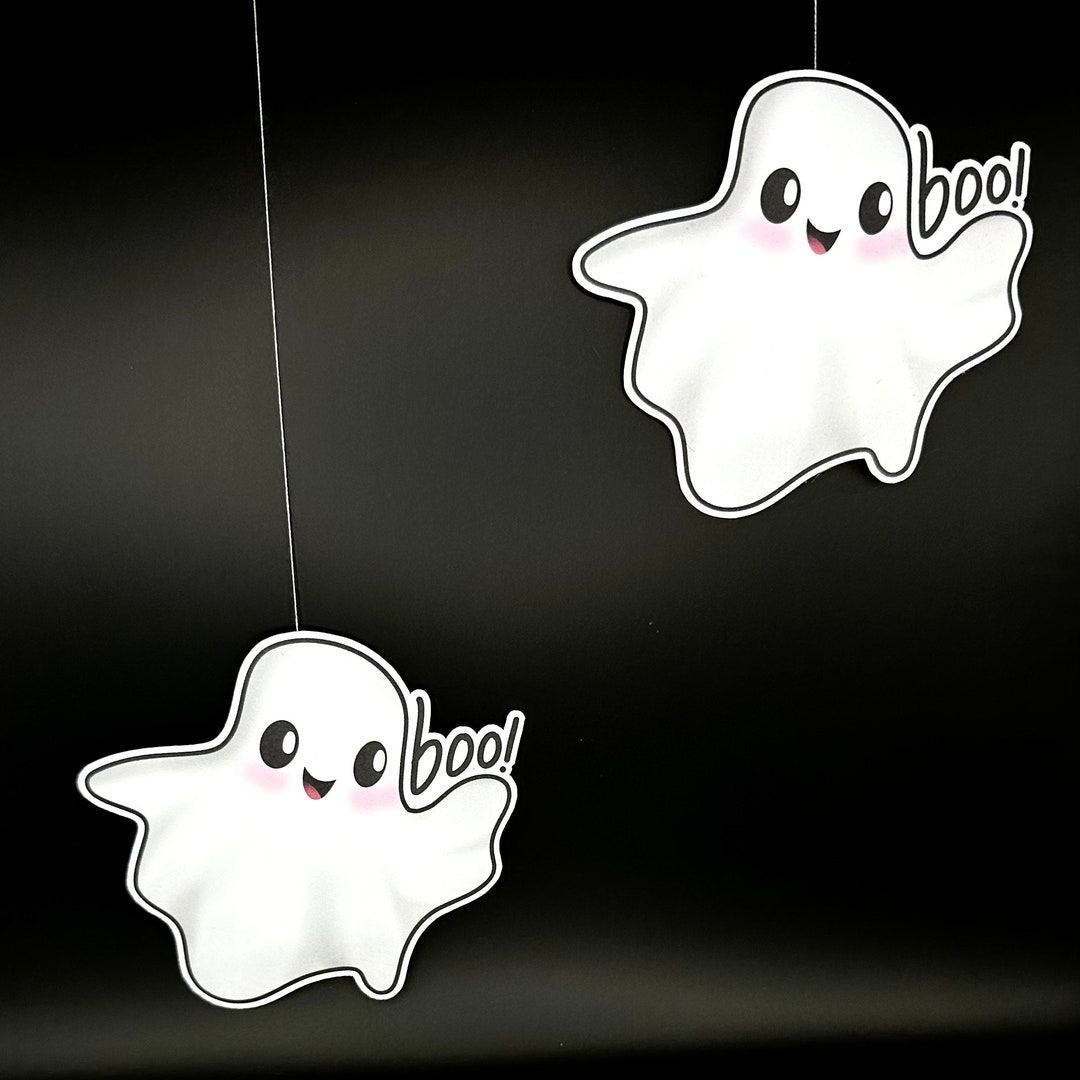 Cute Little Ghost Friend Haunted Spooky Halloween Spoopy Scary Friendly ...
