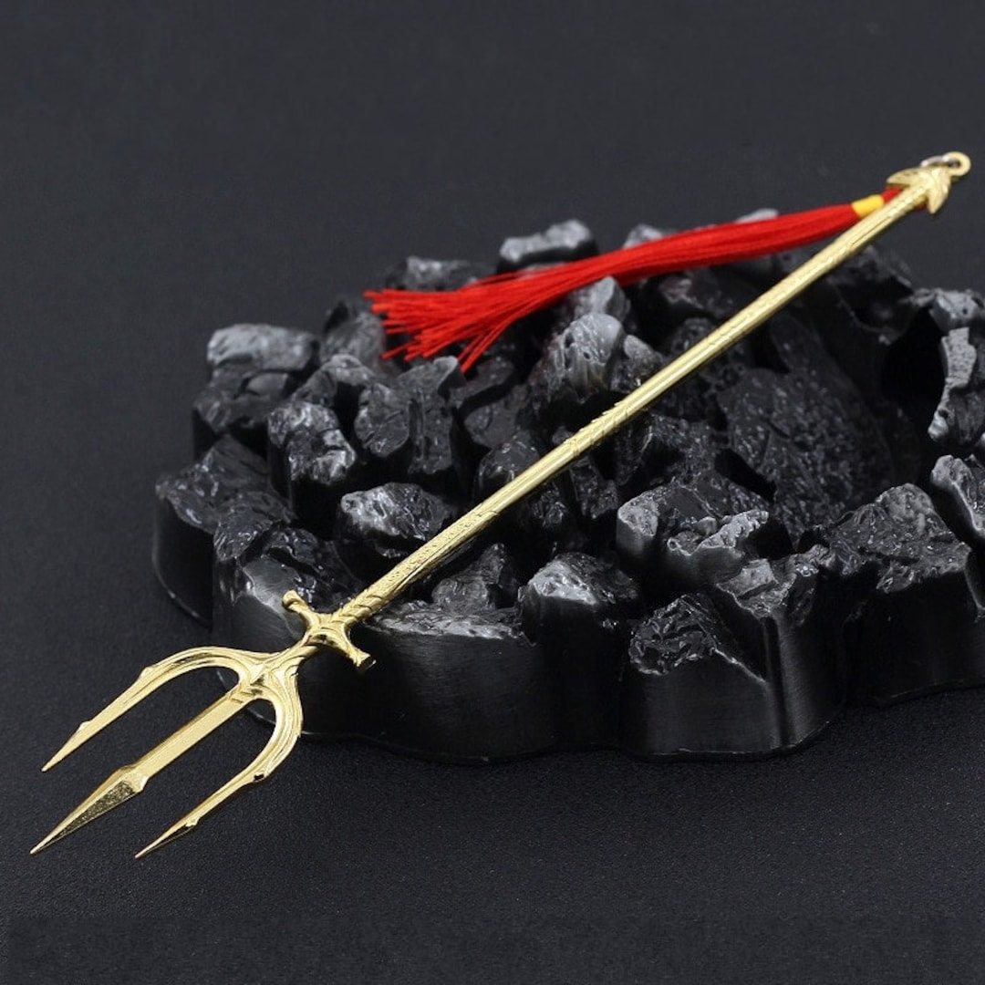 Aquaman Trident Neptune 22cm Metal Mythical Weapon 1/6 - Etsy