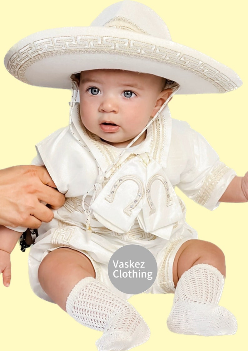 Charro Bautizo Boy Baptism Suit Charro Outfit Charro Suit Traje De ...
