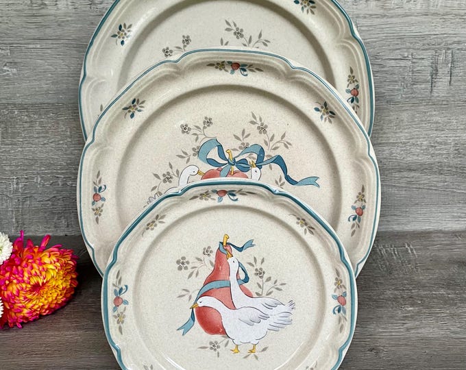 MARMALADE STONEWARE Plates-platter, Goose Marmalade, Duck Marmalade ...