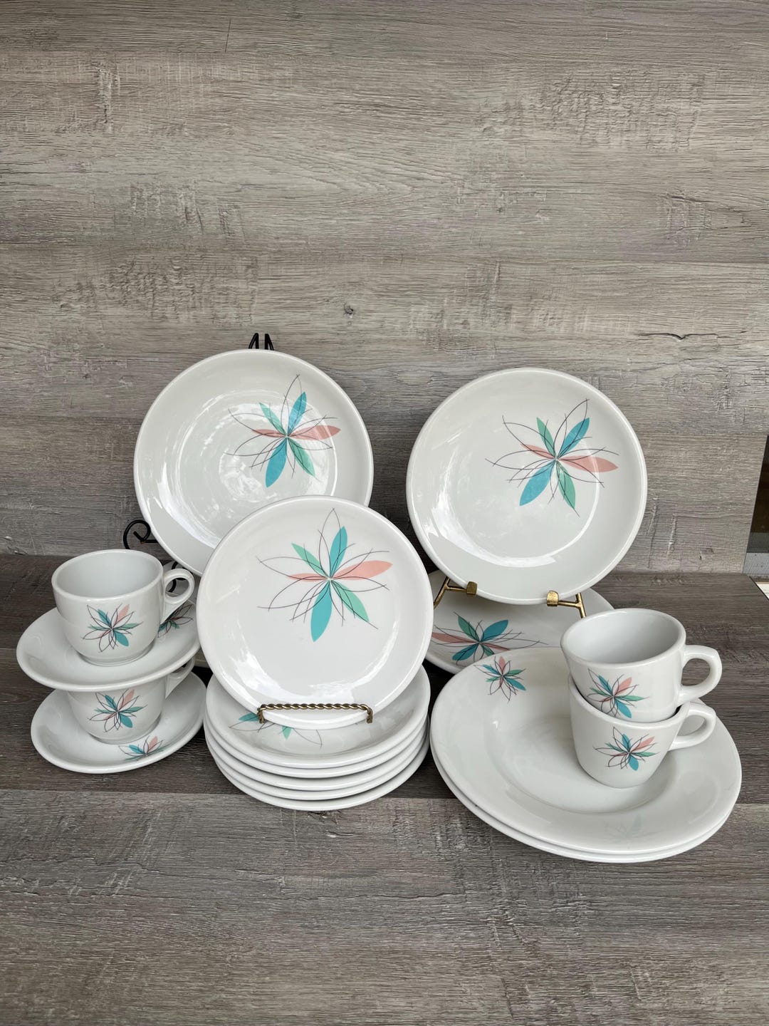 SHENANGO ATOMIC FLOWER Dinnerware, Choice of Sets, Restaurant Ware ...