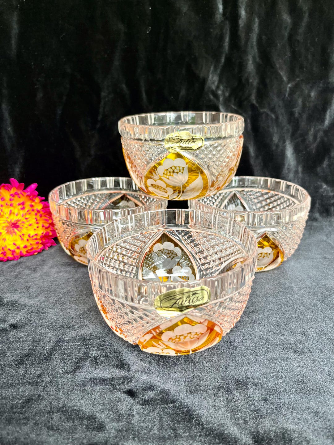 CZECH CRYSTAL BOWLS, 24% Lead Crystal Bowls by Julia - Made in Poland ...