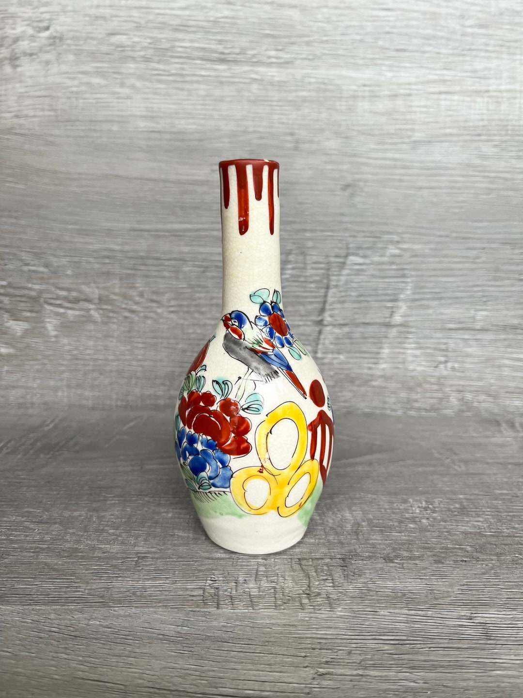 Antique Japanese Sake Bottle, I Am Pretty Positive This is IMARI ...