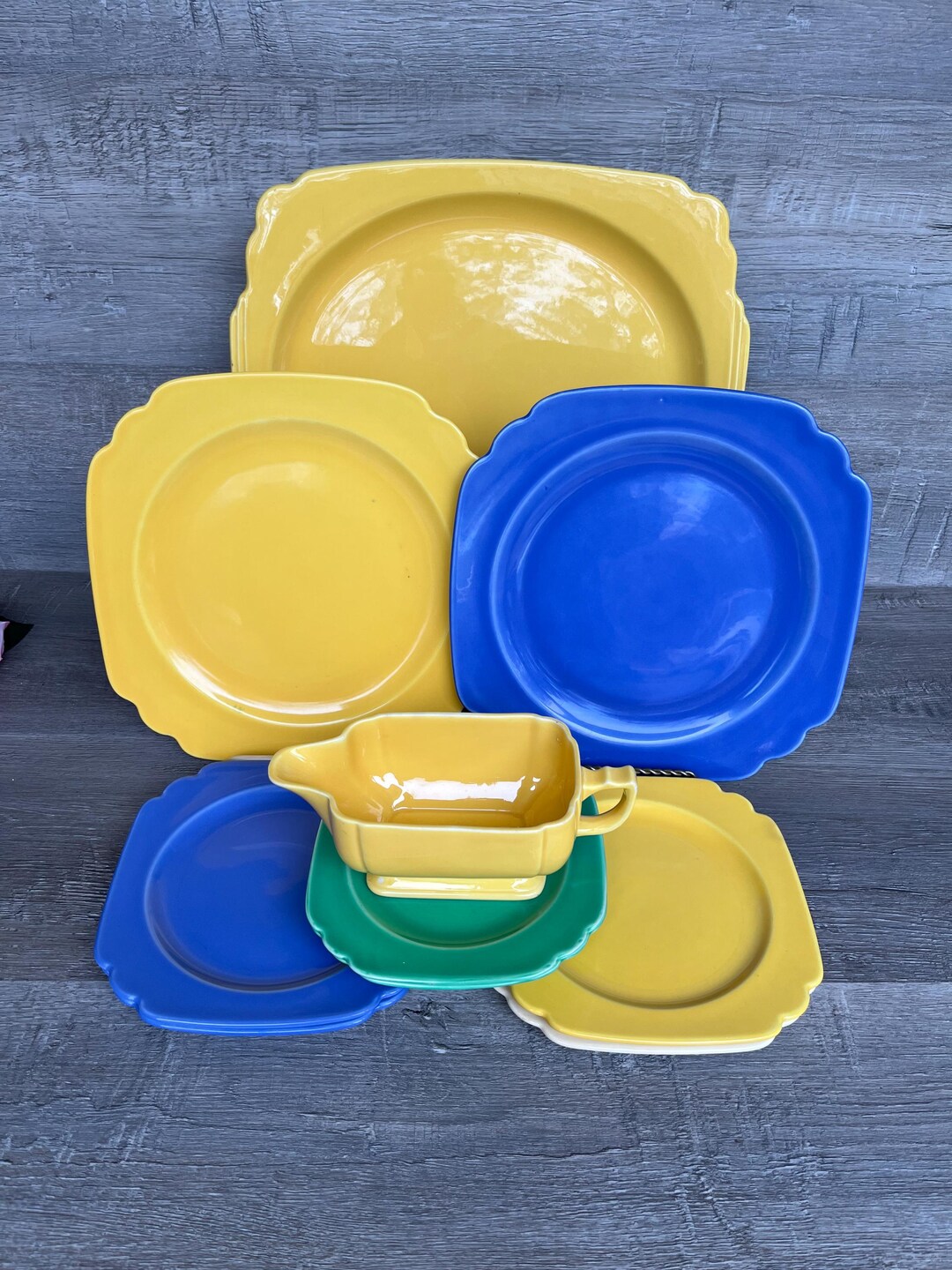 HOMER LAUGHLIN RIVIERA Dinnerware, Items Sold Individually-read for Description-not Perfect-but ...