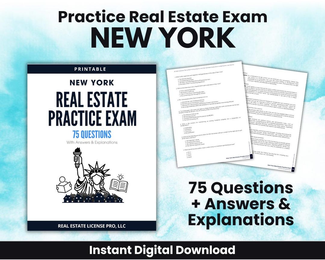 New York Real Estate Exam, Practice Questions for the NY Real Estate ...