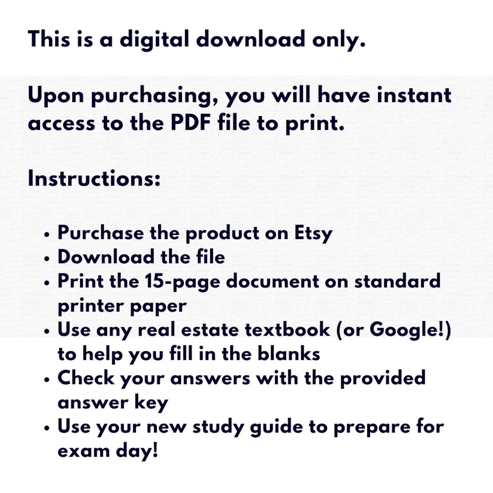 Real Estate Exam Prep | Real Estate Study Guide | Build-your-own ...