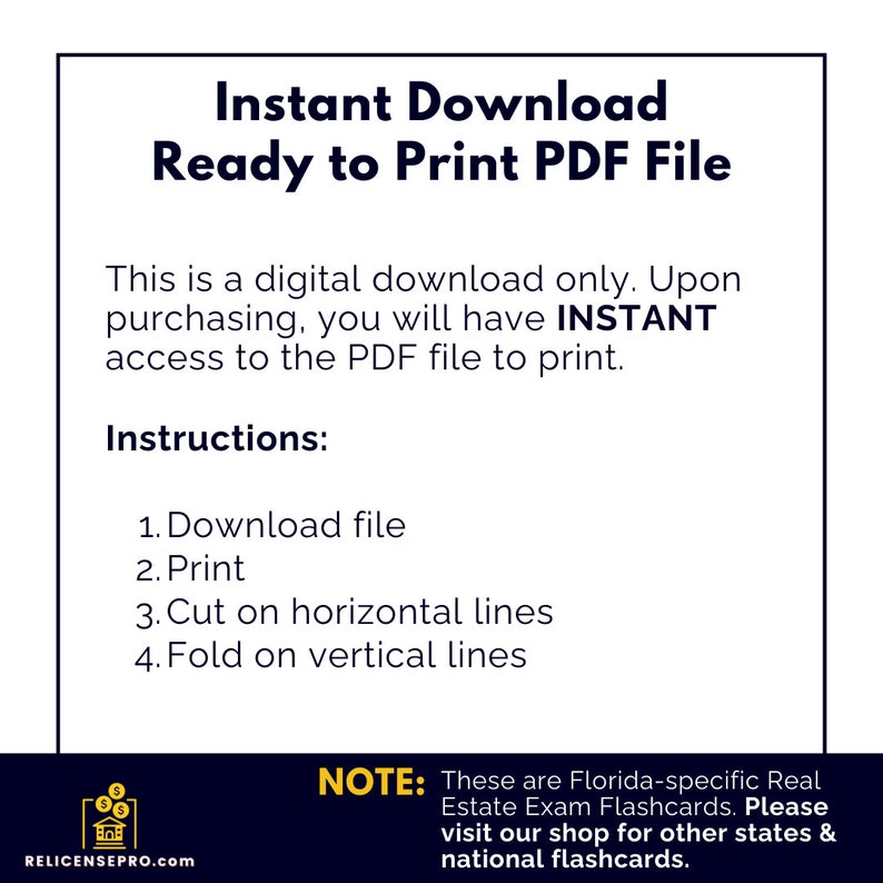 Florida Real Estate Exam Flashcards | Printable Real Estate Exam ... Florida Real Estate Exam Flashcards | Printable Real Estate Exam ...