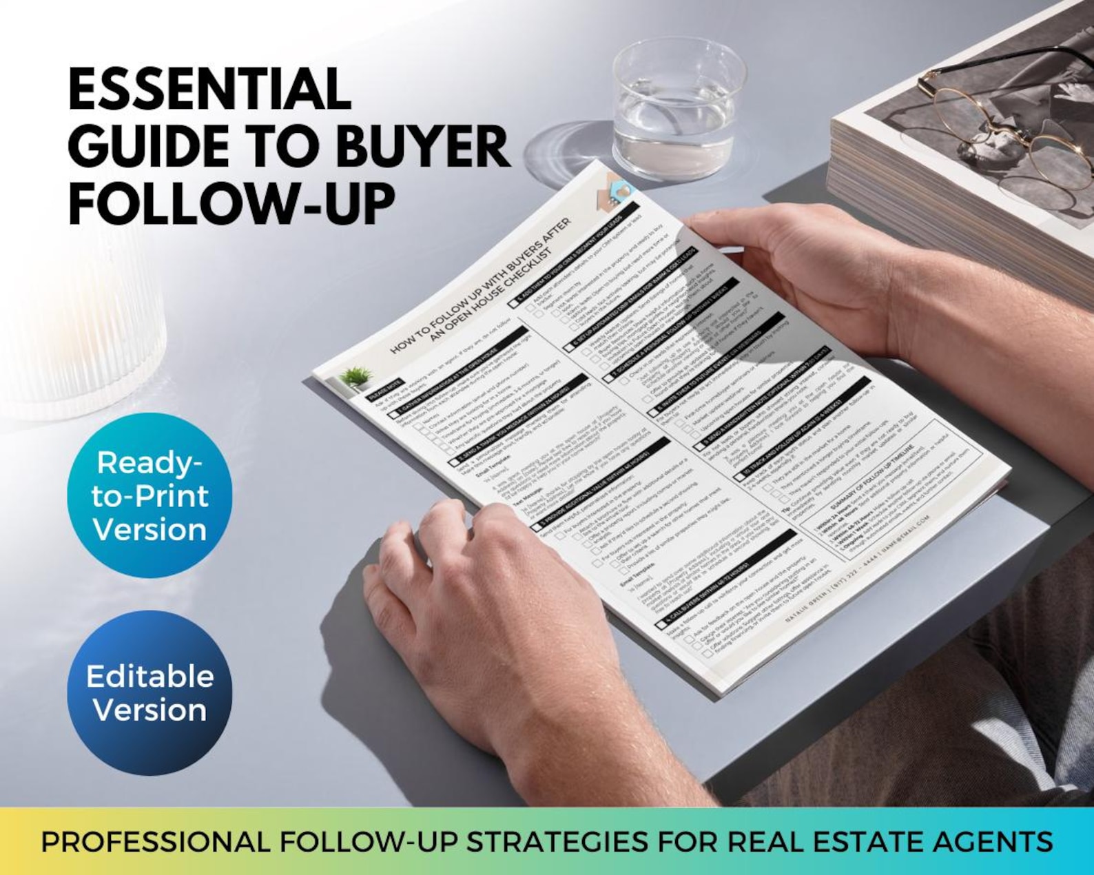 Real Estate Open House Follow up Checklist (printable & Editable) - Etsy