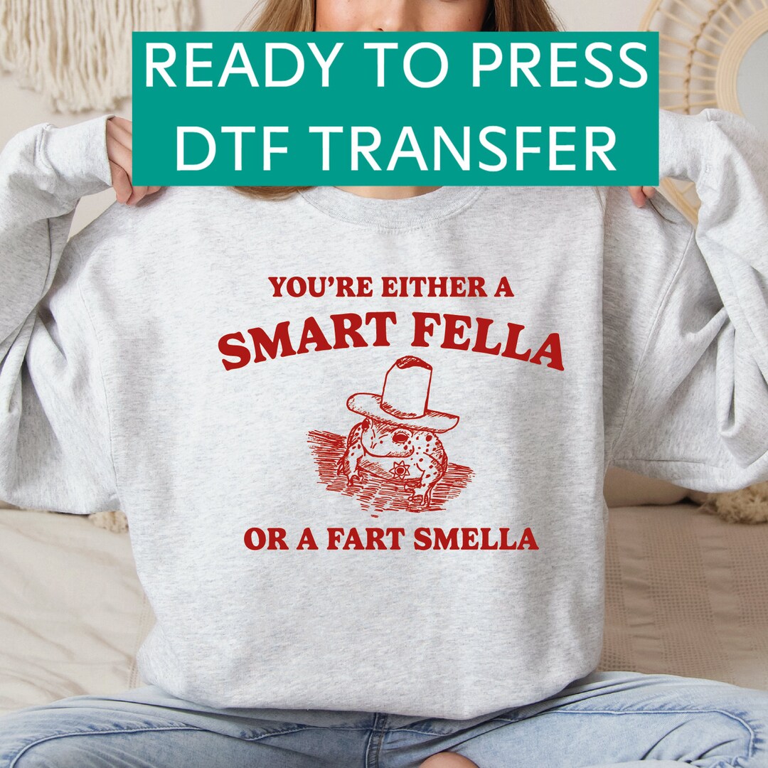 You're Either A Smart Fella or A Fart Smella Shirt, Trendy Cool ...
