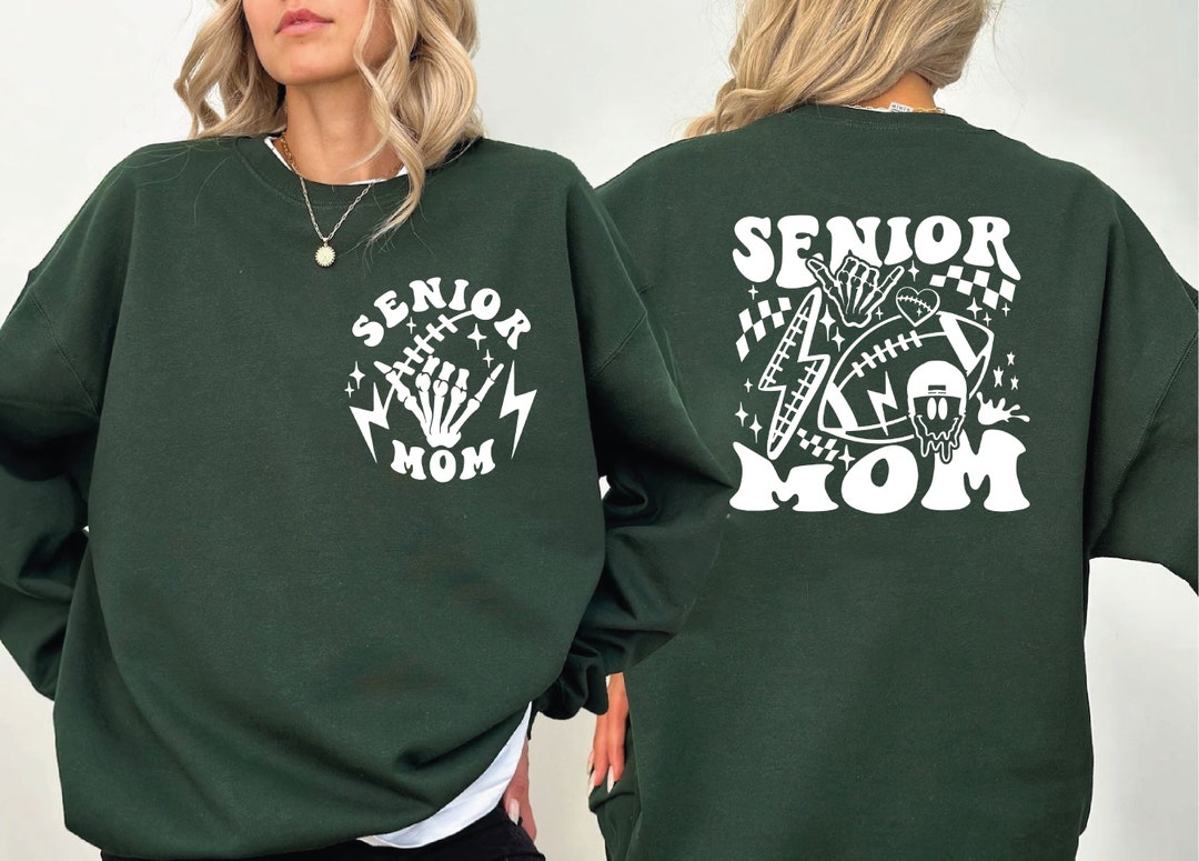 Senior Mom Football Dtf, Football Mom Dtf, Gift for Mom, Mother's Day ...