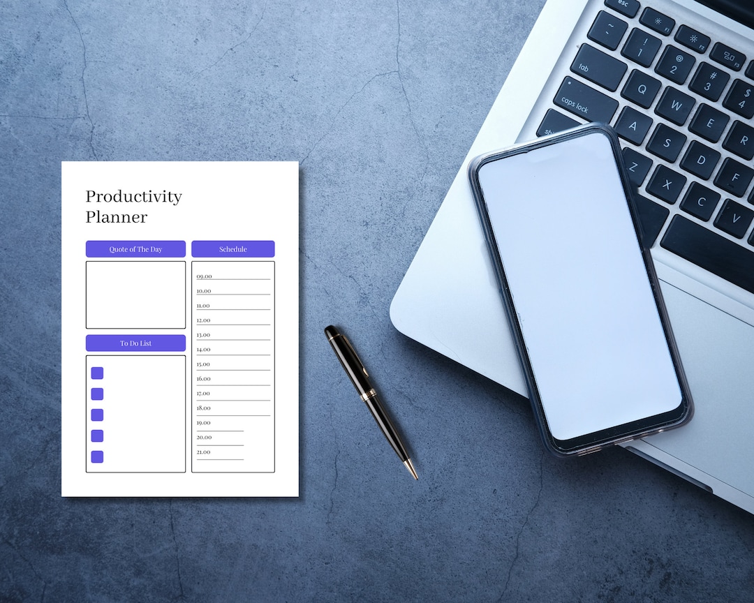 Productivity Planner Bundle | Printable Planner | Digital Download ...