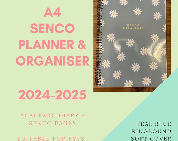 2024-2025 SENCO Planner, Organiser and Academic Diary for Primary ...
