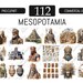 MEGA BUNDLE Mesopotamia Watercolor Clipart Set Ancient Iraq, Babylon ...