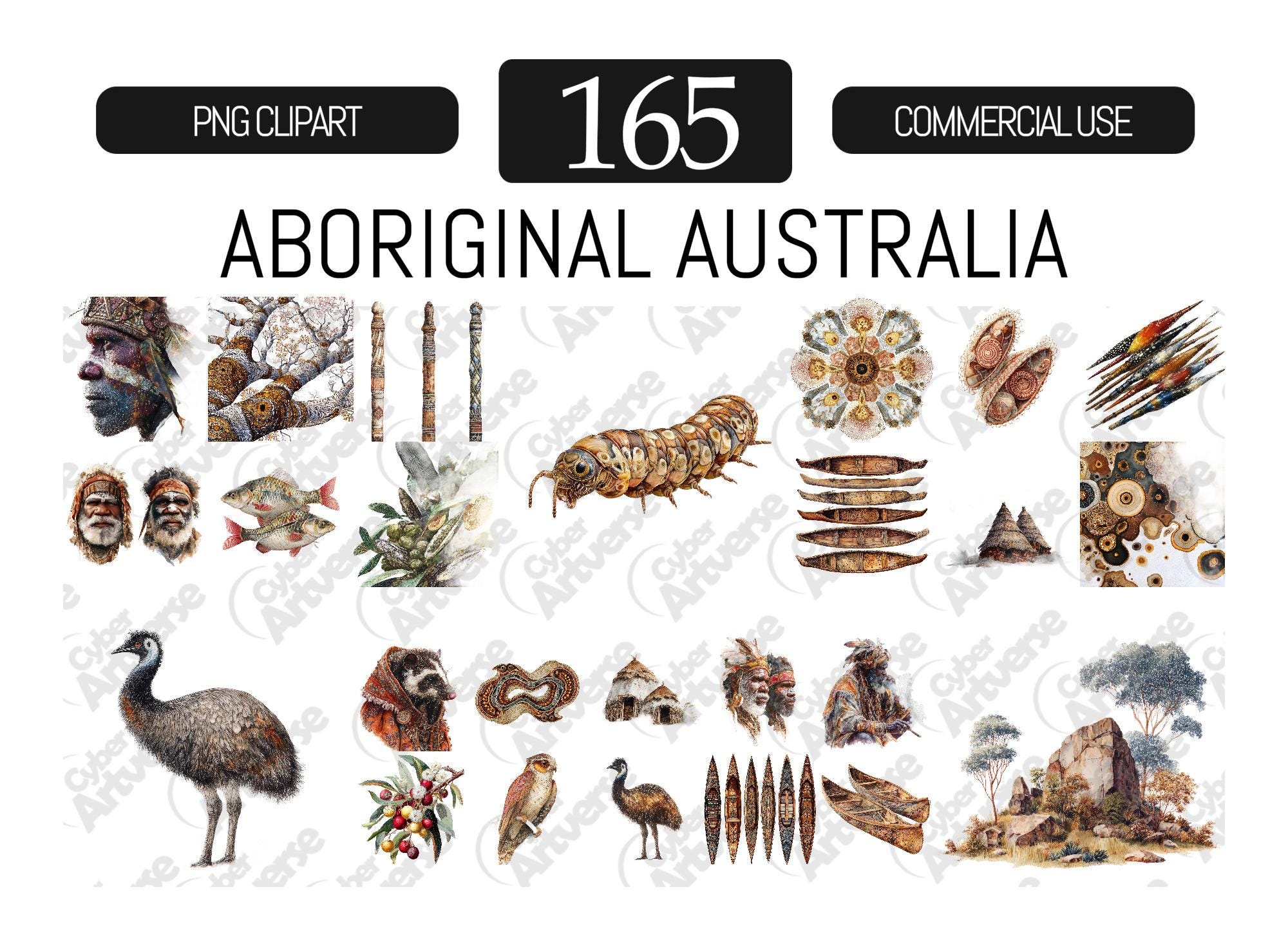 MEGA BUNDLE Aboriginal Australia Clipart Set - Indigenous Art ...