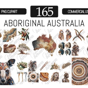 MEGA BUNDLE Aboriginal Australia Clipart Set - Indigenous Art ...