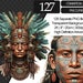 Ancient Maya Watercolor Clipart Set: Mayan Temples, Jungle & Tribes ...