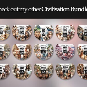 Minoan Civilization Clipart Set: Ancient Crete, Greek Mythology (PNG ...