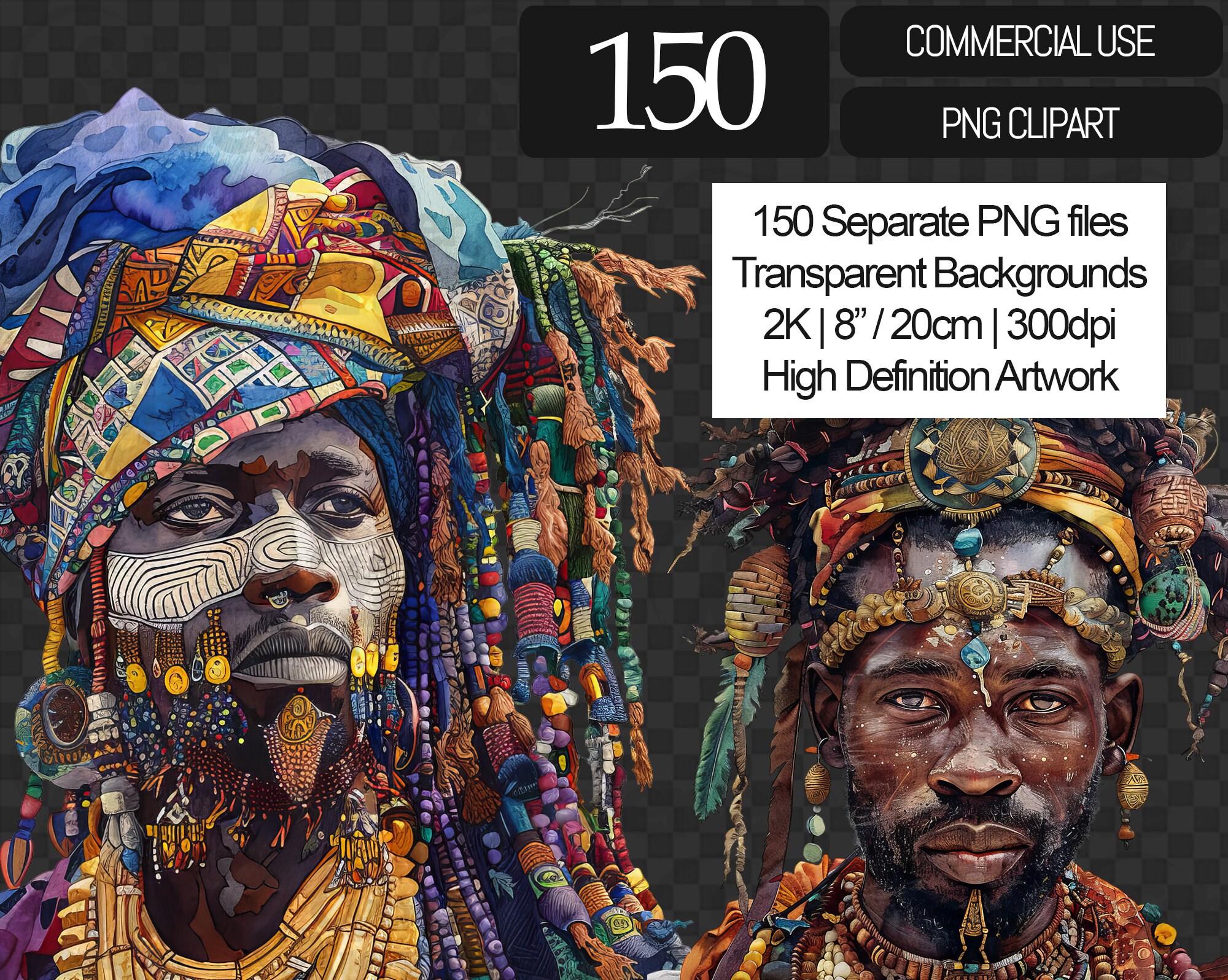 MEGA BUNDLE Ghana Empire Clipart Set - West Africa, Gold Trade ...