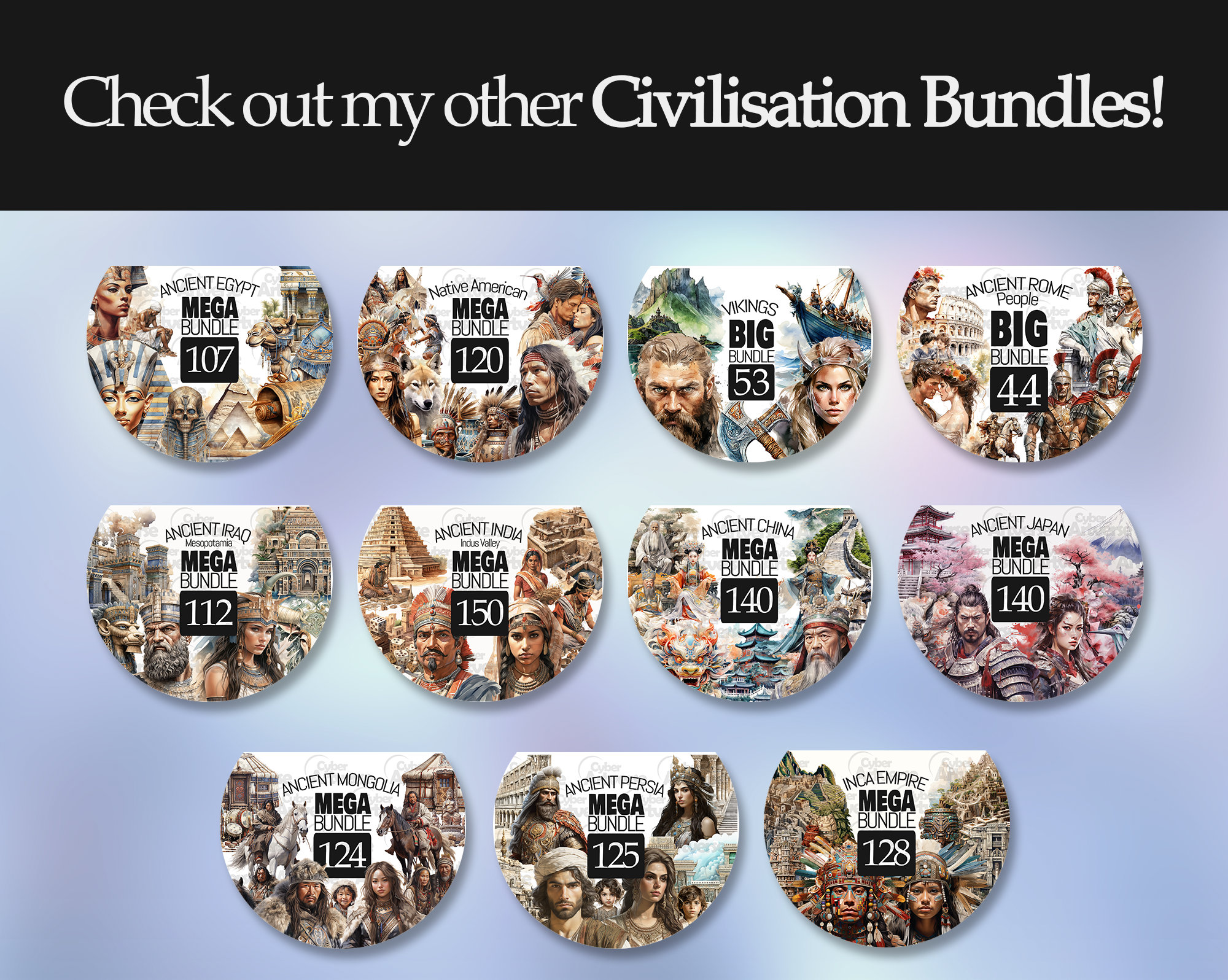 MEGA BUNDLE Inca Empire Watercolor Clipart Set Incas, Machu Picchu ...