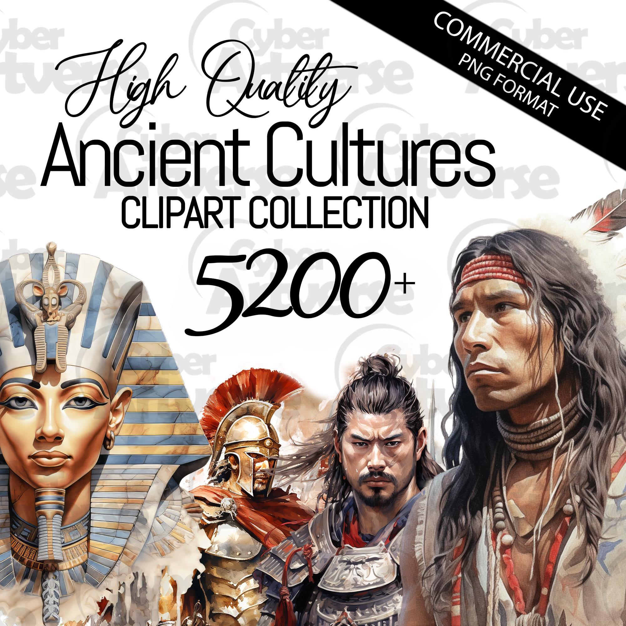 Ancient Civilizations Clipart: 5200+ PNG Illustrations (digital ...