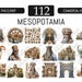 MEGA BUNDLE Mesopotamia Watercolor Clipart Set Ancient Iraq, Babylon ...