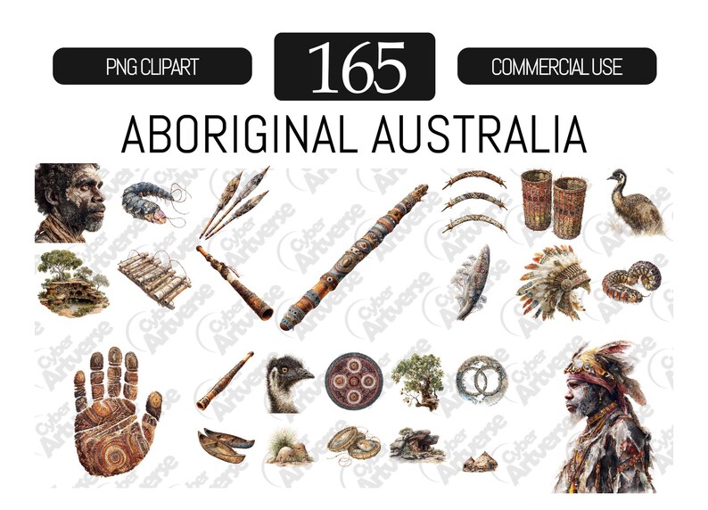 MEGA BUNDLE Aboriginal Australia Clipart Set - Indigenous Art ...