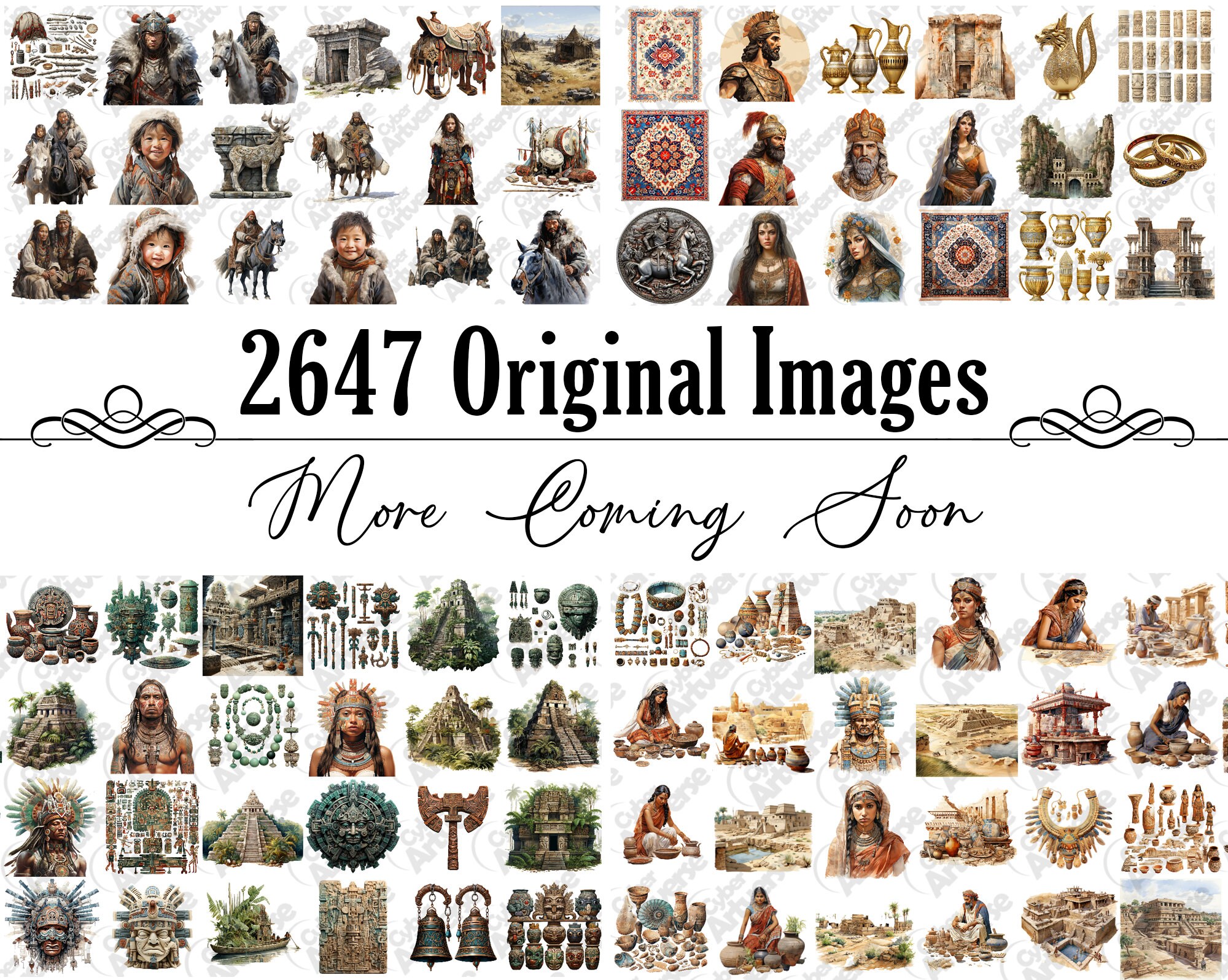 Ancient Civilisations Clipart Collection Egypt, Japan, Native America ...