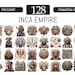 MEGA BUNDLE Inca Empire Watercolor Clipart Set Incas, Machu Picchu ...