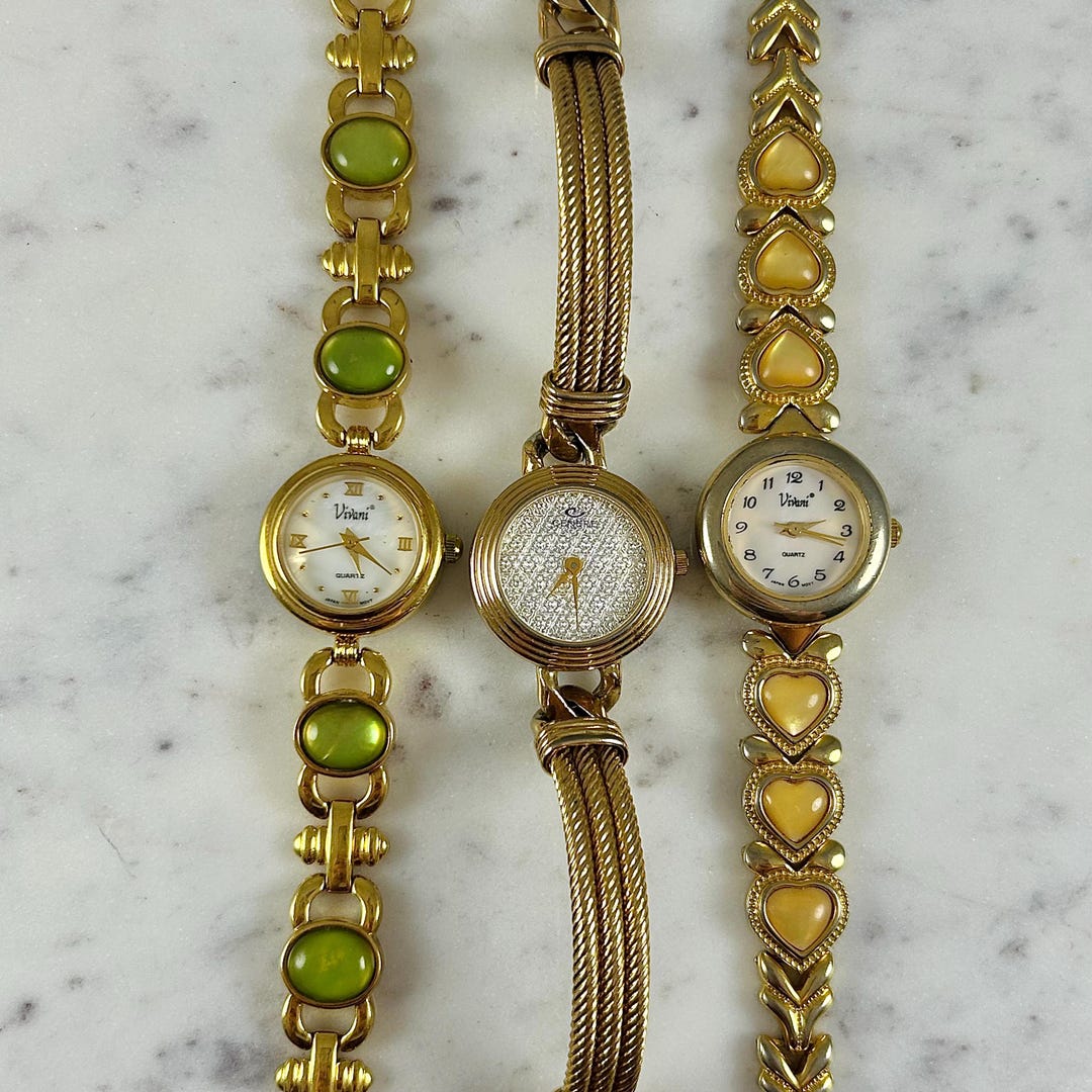 Womens Watches Colorful Gemstone Watches Vintage Style, Dainty Watches ...