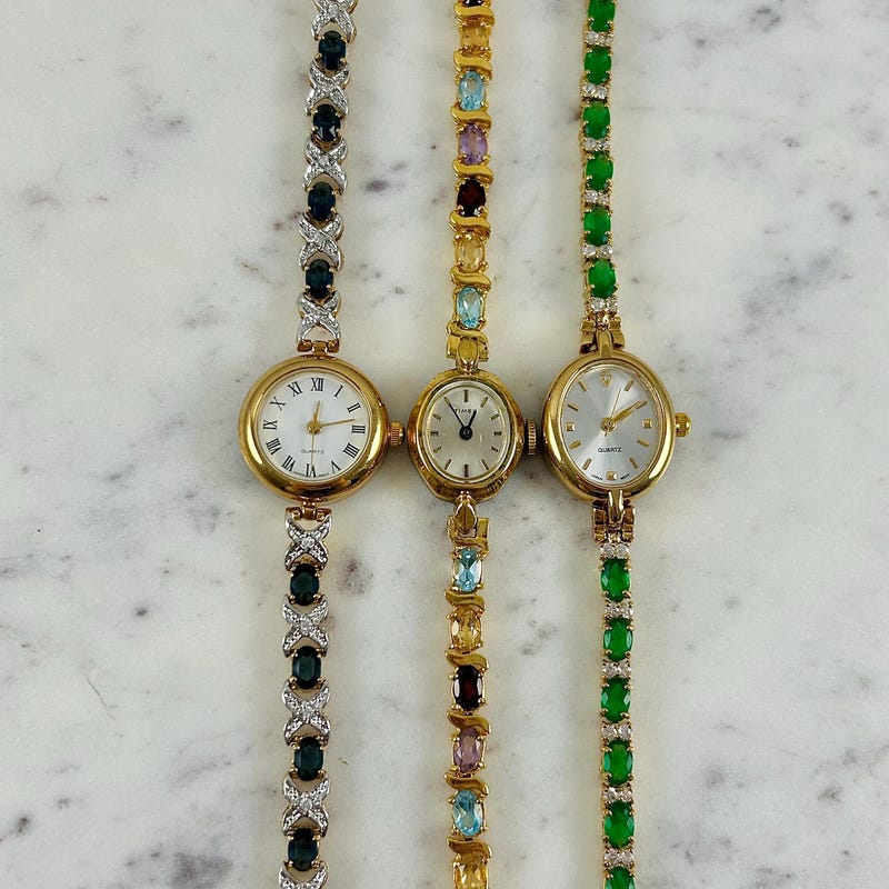 Gemstone Watch - Etsy