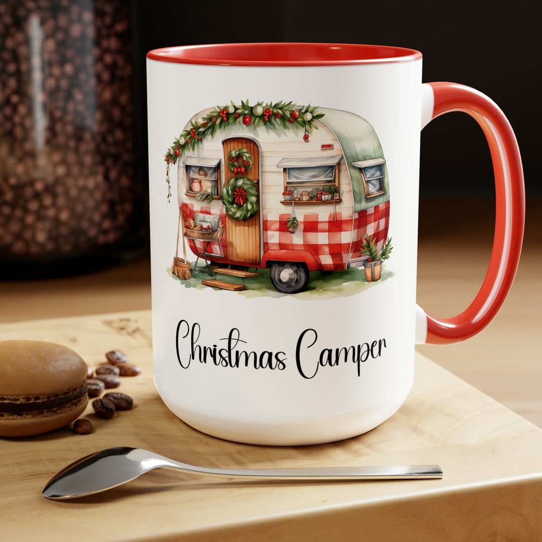 Personalized Christmas Camper Coffee Mugs, 15oz - Etsy
