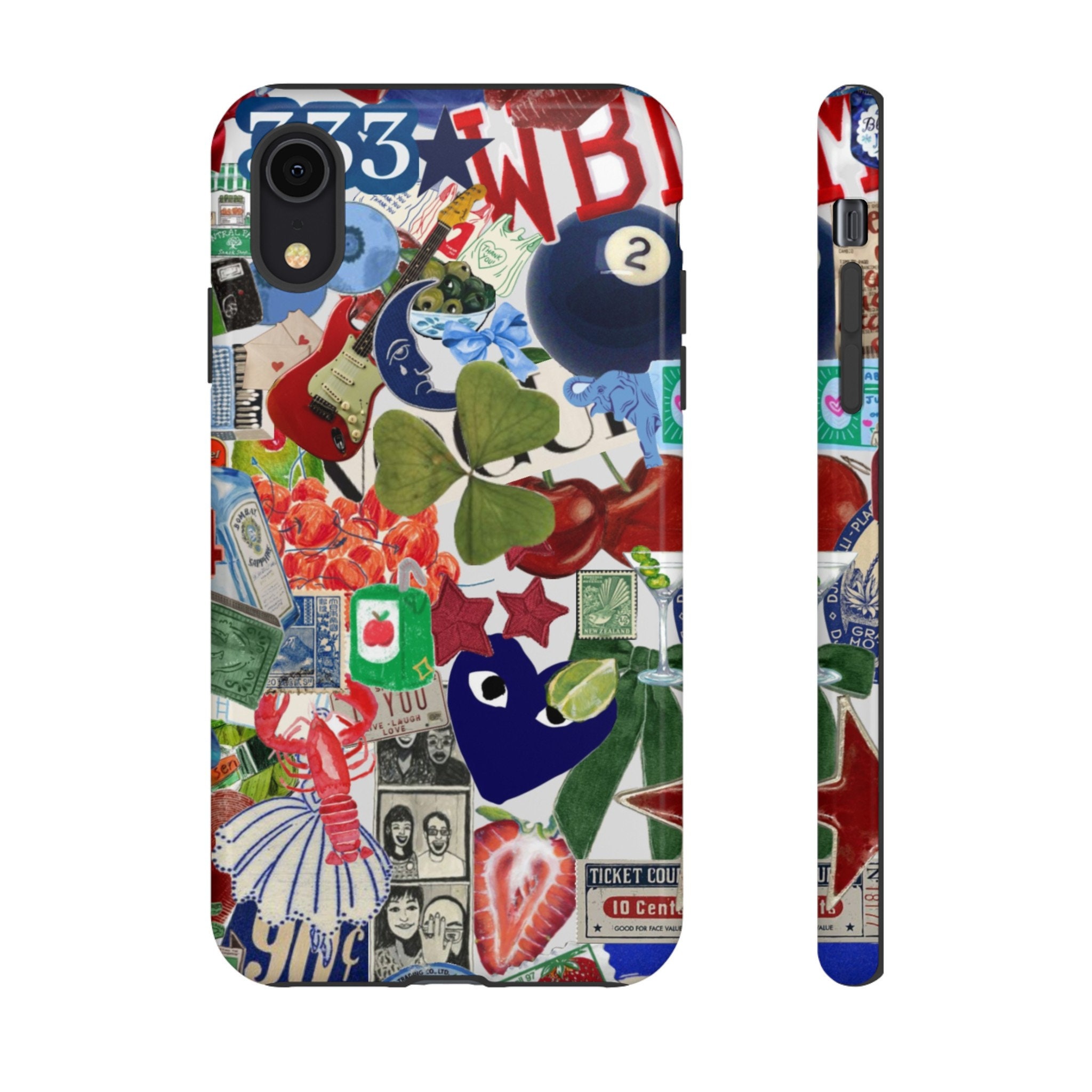 Retro Collage Phone Case - Etsy