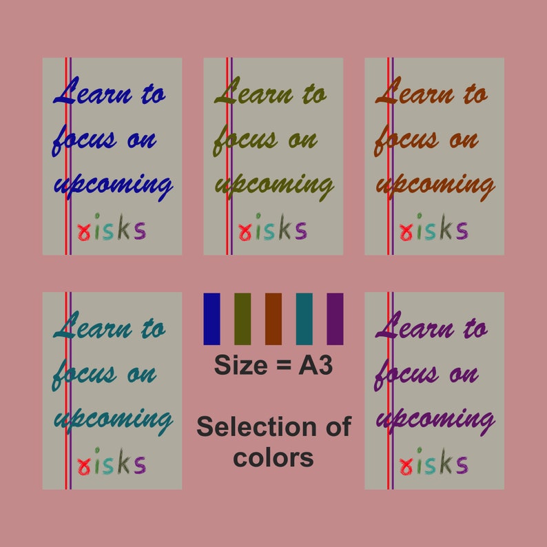 Message Print Poster Typography Quotes Digital Print ISO PAPER Size A3 ...